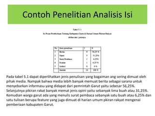 Penelitian analisis isi | PPTX