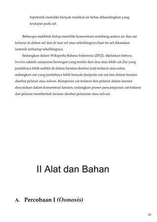 Penelitian difusi dan osmosis | DOCX