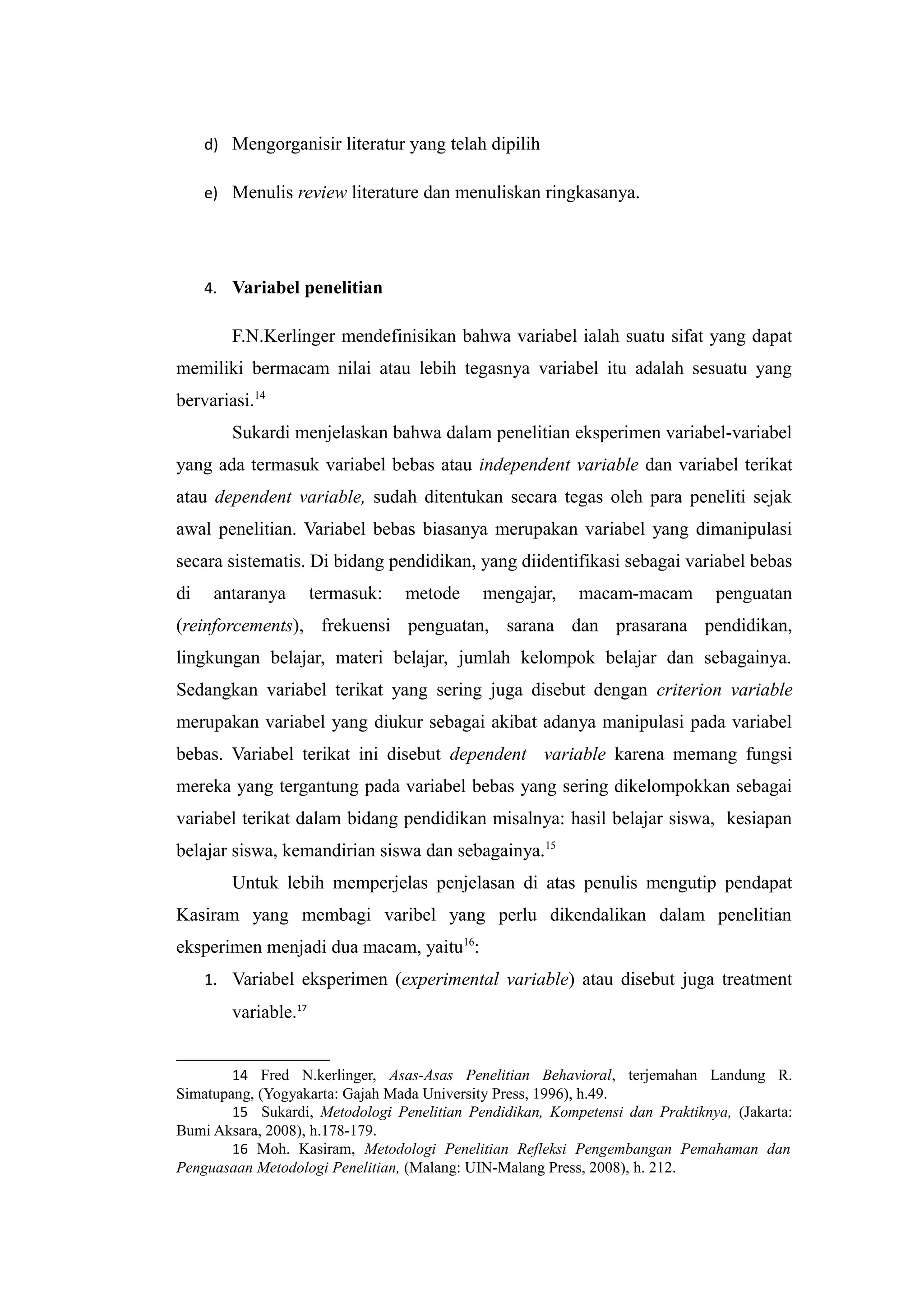 Penelitian eksperimen | RTF