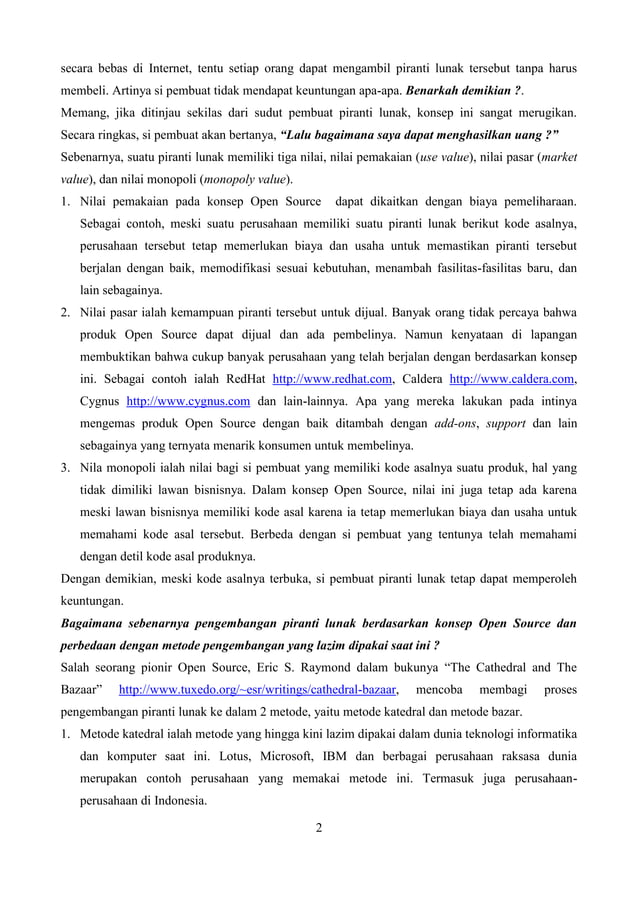 PENERAPAN KONSEP OPEN SOURCE UNTUK MENINGKATKAN DAYA CIPTA PIRANTI ...