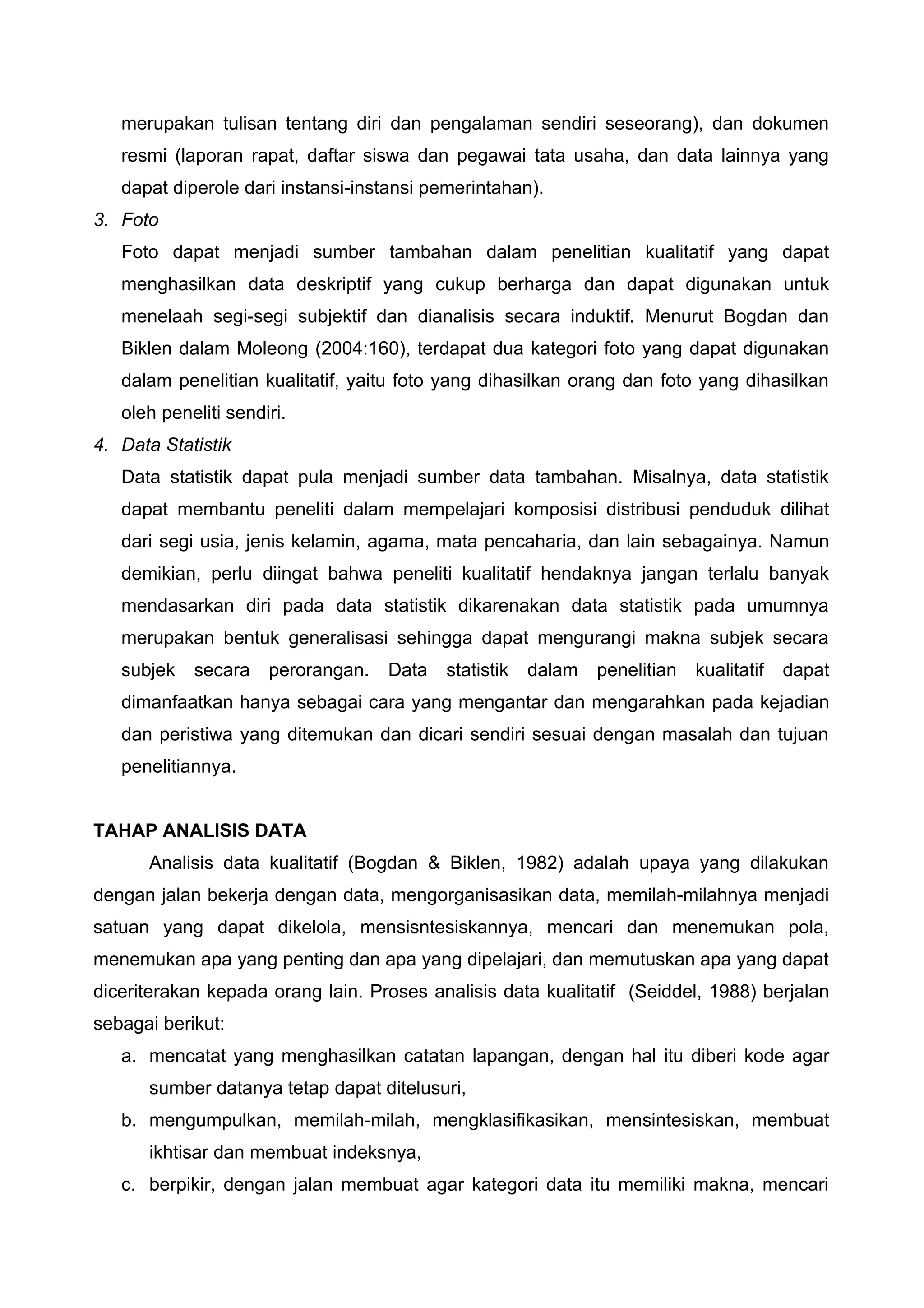 Penelitian kualitatif | RTF