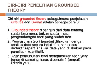 Penelitian Kualitatif Berbasis Grounded theory 9...pptx
