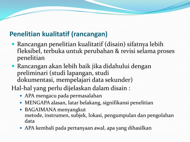 Penelitian kualitatif dan wawancara | PPTX