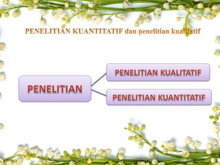 Penelitian kuantitatif dan kualitatif | PPTX