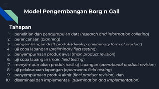 Penjelasan jenis Penelitian Pengembangan.pdf