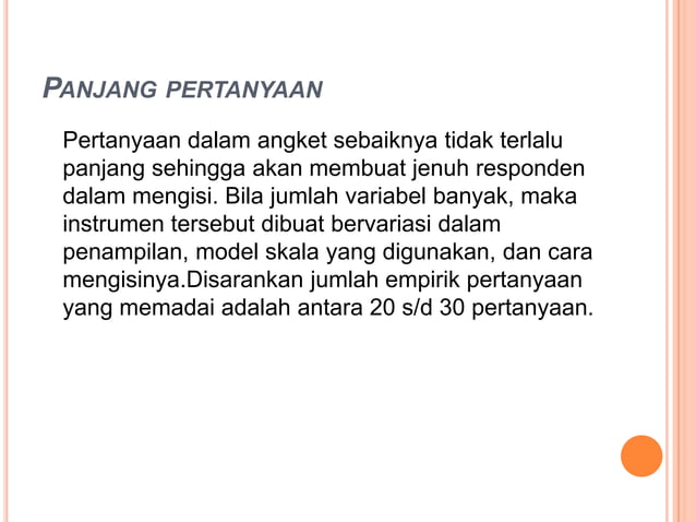 metode pengambilan data penelitian kuantitatif | PPTX