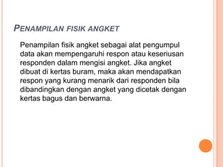 metode pengambilan data penelitian kuantitatif | PPTX