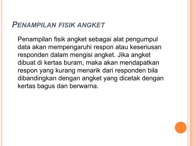 metode pengambilan data penelitian kuantitatif | PPTX