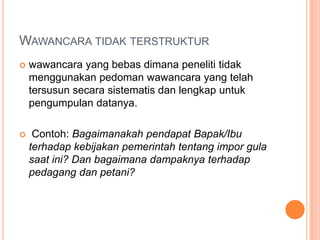 metode pengambilan data penelitian kuantitatif | PPTX