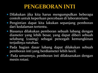 Penelitian tanah di lapangan ppt | PPTX