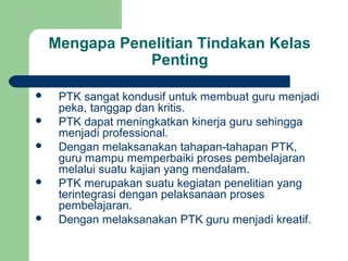 Penelitian tindakan kelas | PPT