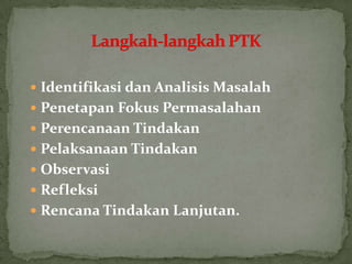 Penelitian tindakan (kelas) | PPTX
