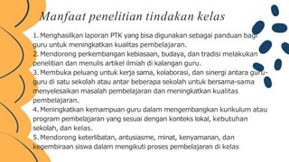 Penelitian tindakan kelas.tetetetetetetee | PPT