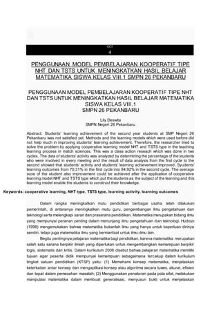 Penelitian tindakan kelas ipa smp | PDF