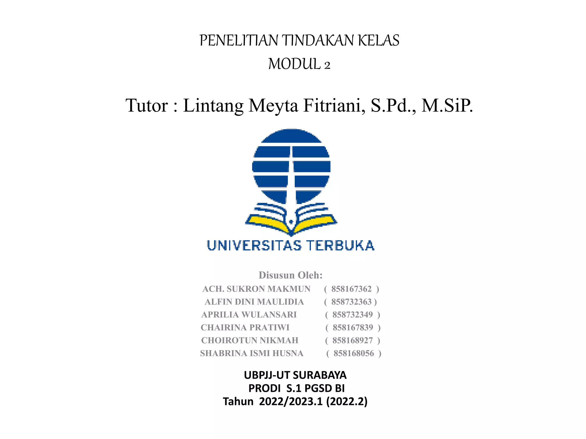 PENELITIAN TINDAKAN KELAS KELOMPOK 1.pptx