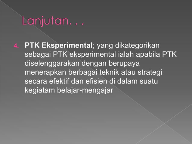 Penelitian tindakan kelas ppt | PPTX