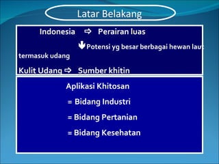 Peneliti oligo chitosan zat pengatur tumbuh | PPT