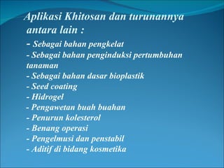 Peneliti oligo chitosan zat pengatur tumbuh | PPT
