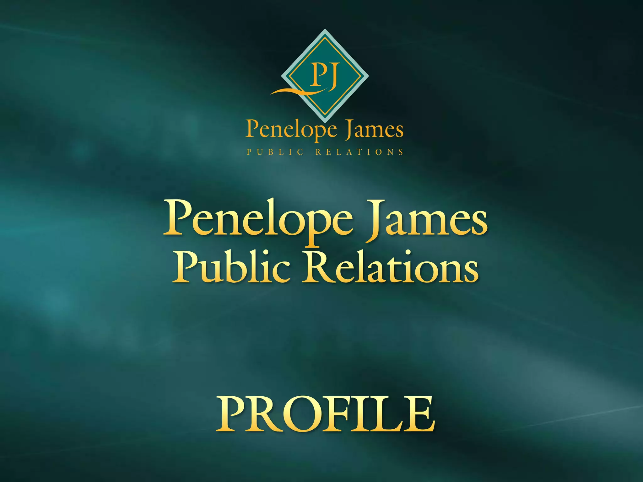 Penelope james PR - Profile | PPT
