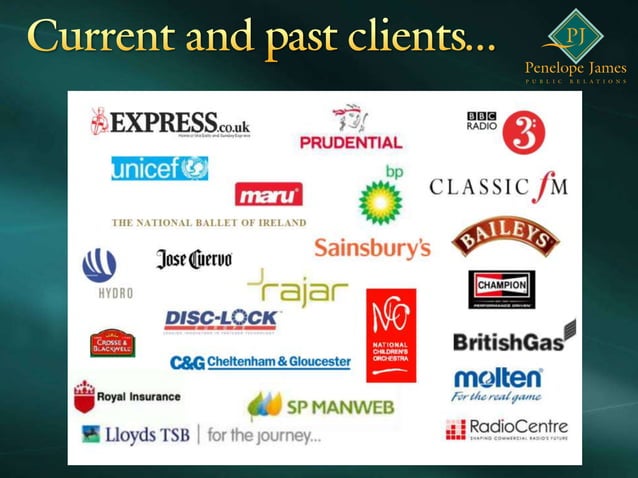 Penelope james PR - Profile | PPT