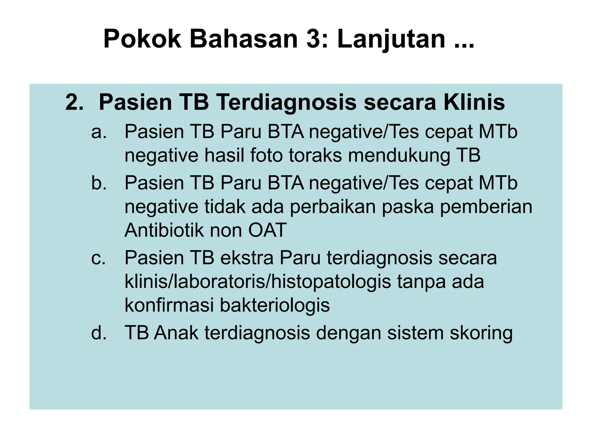 Penemuan Pasien TB FASILITAS KESEHATAN TINGKAT LANJUT | PPTX