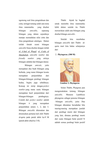Penemu bilangan amicable | PDF