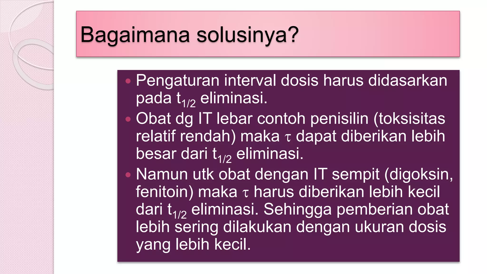 Penentuan dosis-Dose Adjustment | PPTX