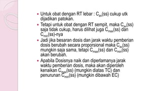 Penentuan dosis-Dose Adjustment | PPTX