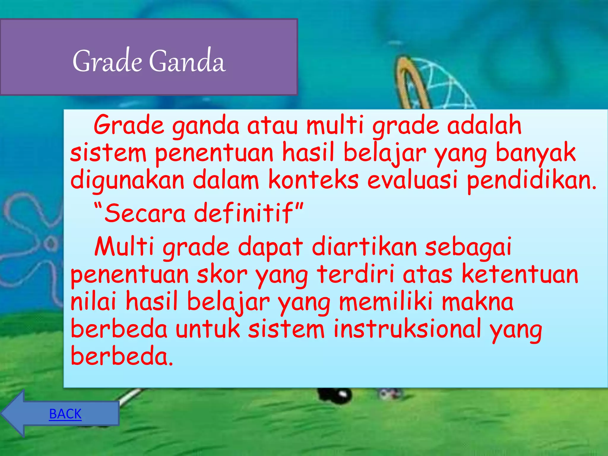 Penentuan nilai dan grade | PPTX