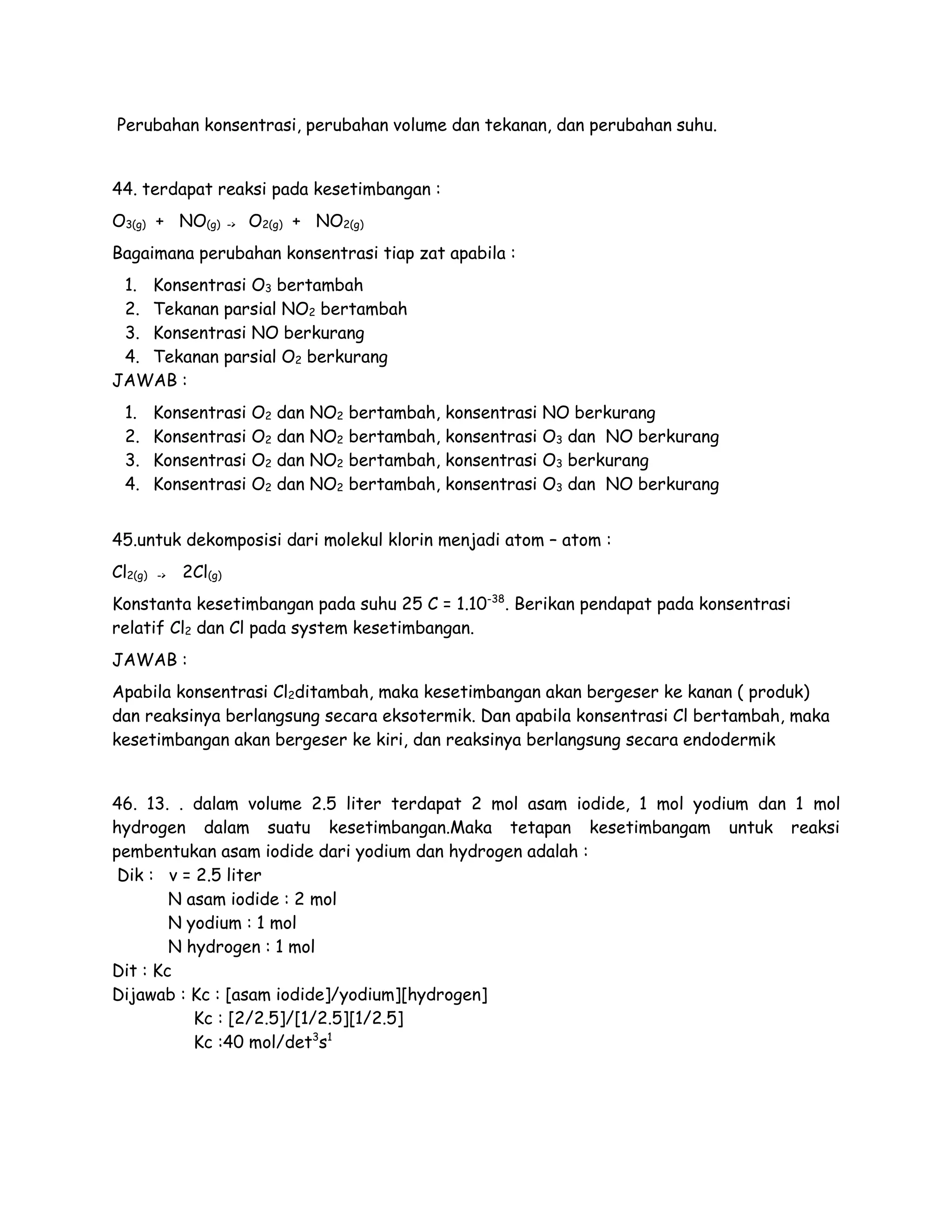 Penentuan tetapan kesetimbangan | DOCX