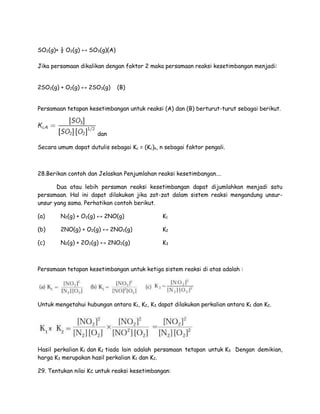 Penentuan tetapan kesetimbangan | DOCX