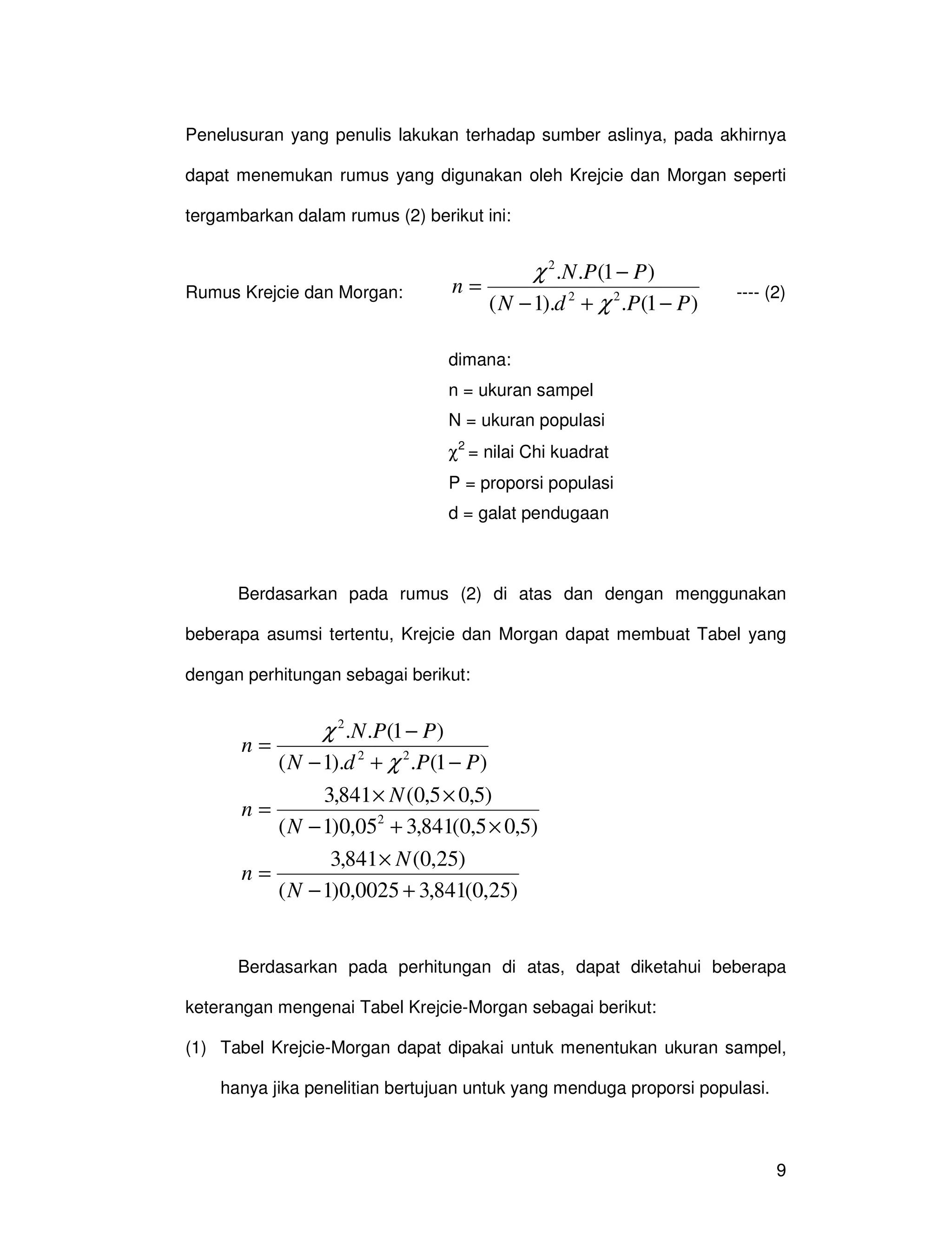 Penentuan ukuran sampel_memakai_rumus_slovin | PDF
