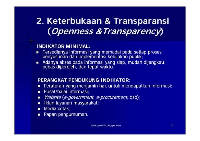 Penerapan Prinsip-Prinsip Good Governance dalam Pembangunan Daerah | PDF