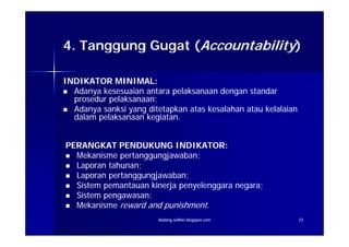 Penerapan Prinsip-Prinsip Good Governance dalam Pembangunan Daerah | PDF