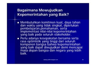 Penerapan prinsipprinsip-good-governance-dalam-pembangunan-daerah-4056 | PPT