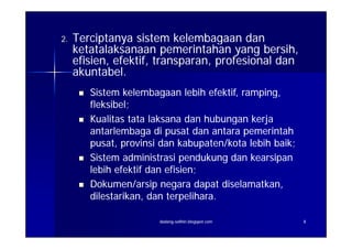 Penerapan prinsipprinsip-good-governance-dalam-pembangunan-daerah-4056 | PPT