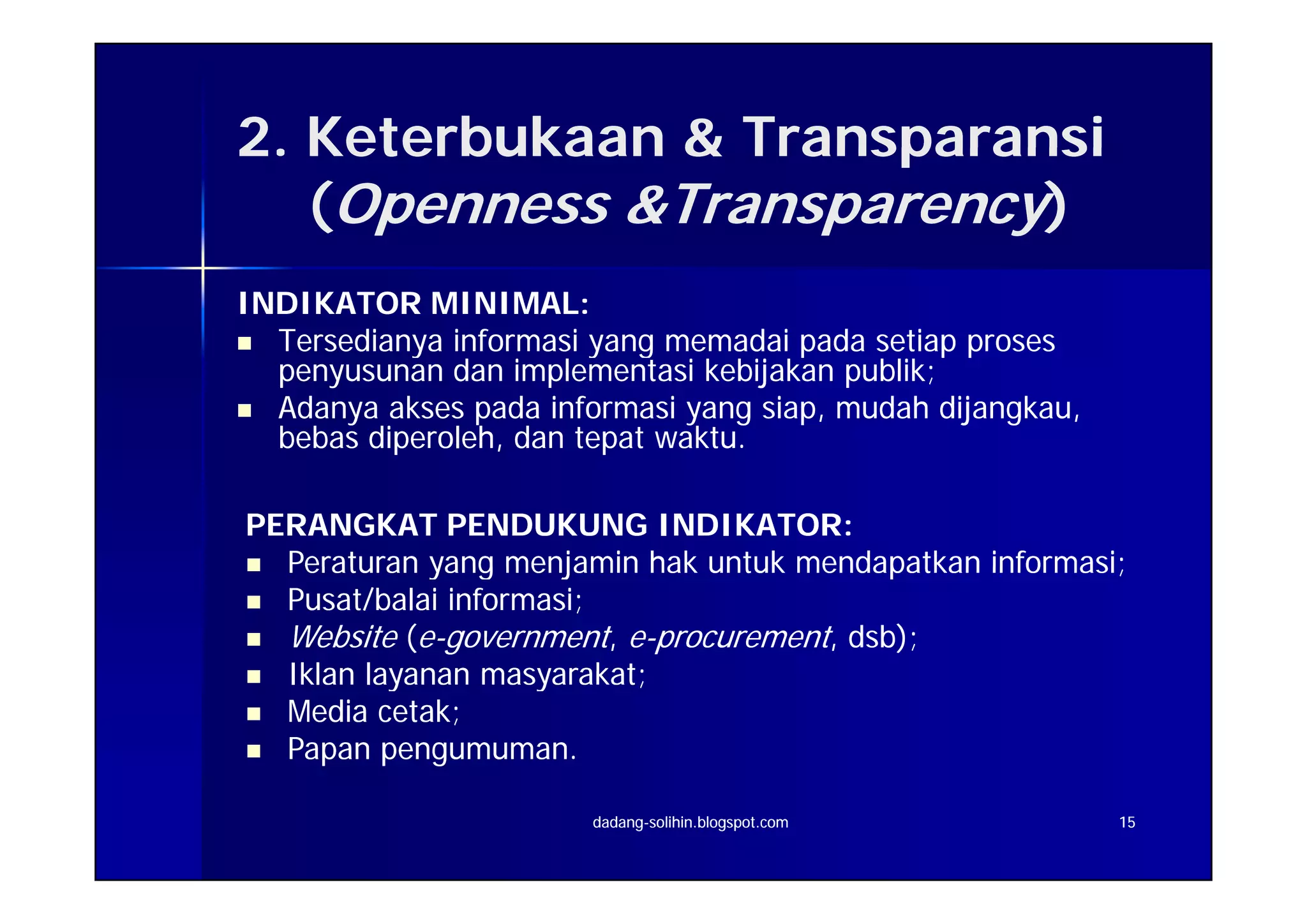 Penerapan Prinsip-Prinsip Good Governance dalam Pembangunan Daerah | PDF