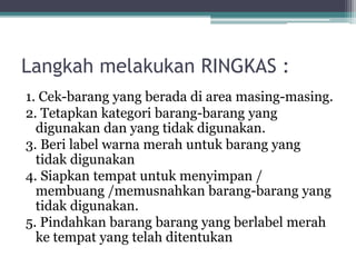 Penerapan 5R ditempat kerja | PPTX
