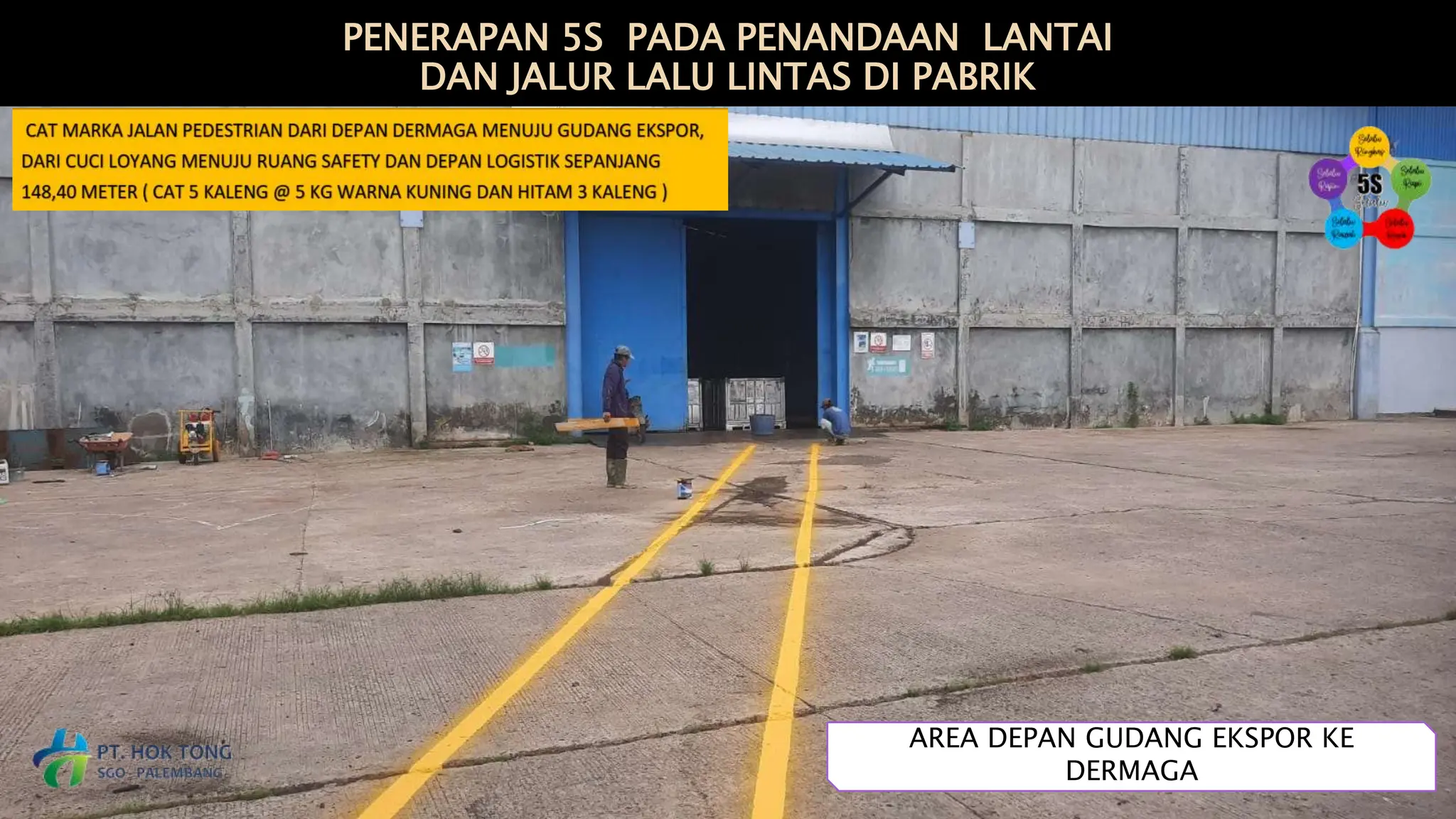 PENERAPAN 5S PADA PENANDAAN LANTAI DAN LALU LINTAS PABRIK.pptx