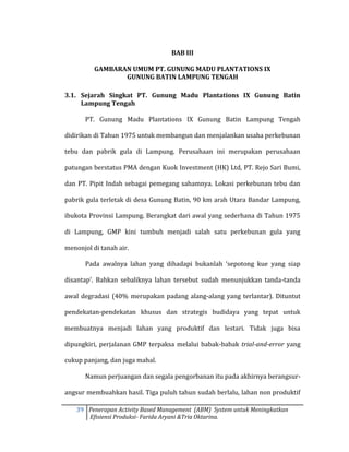 Penerapan activity based management (abm) system untuk meningkatkan ...
