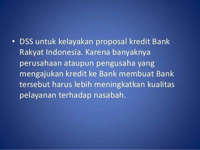 Penerapan decision support system dalam perusahaan Penerapan decision support system dalam perusahaan