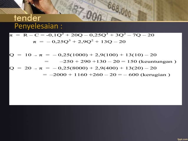 Penerapan fungsi non linier | PPTX