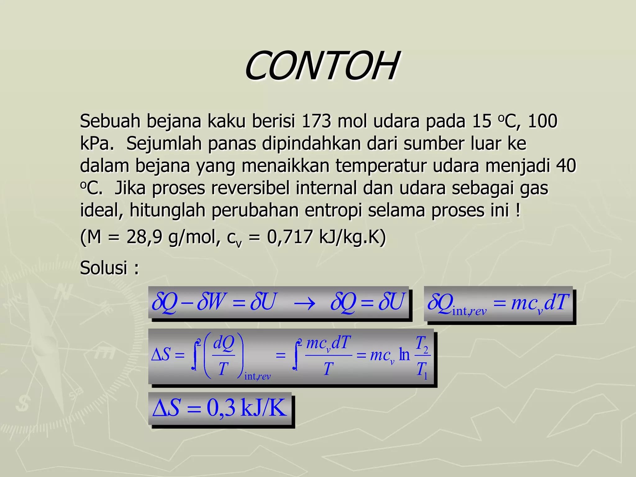 Penerapan hukum 2 termodinamika | PPTX