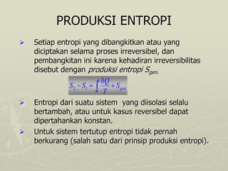 Penerapan hukum 2 termodinamika | PPTX