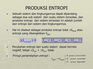 Penerapan hukum 2 termodinamika | PPTX