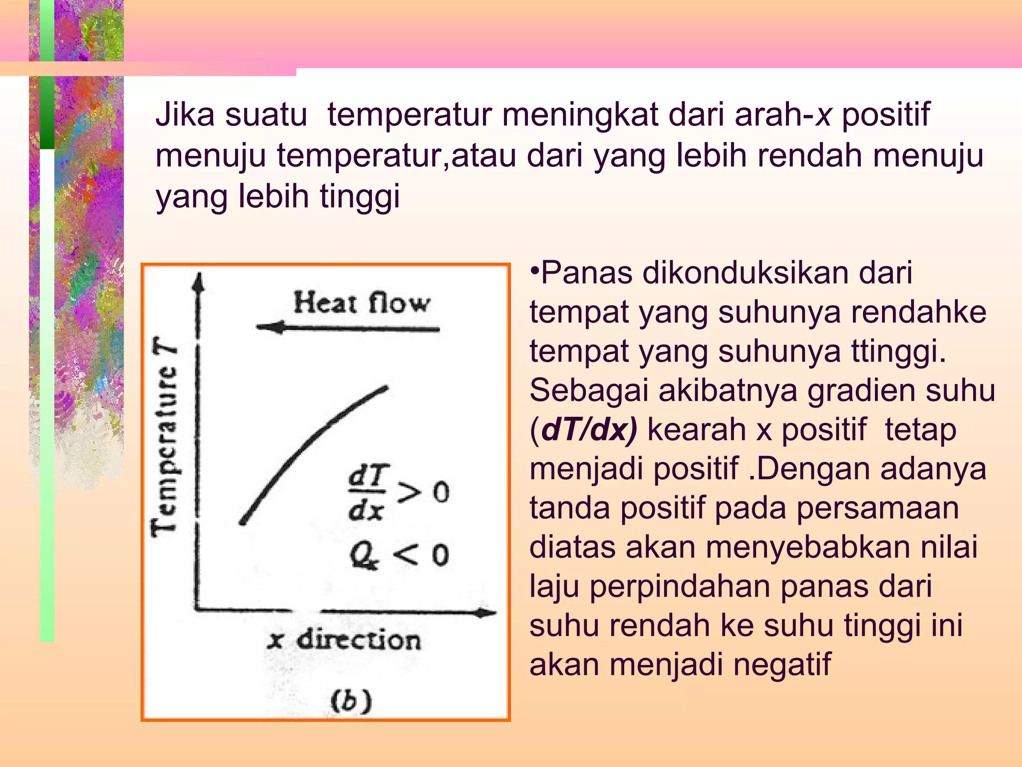 Penerapan hukum fourier pada perpindahan panas | PPT