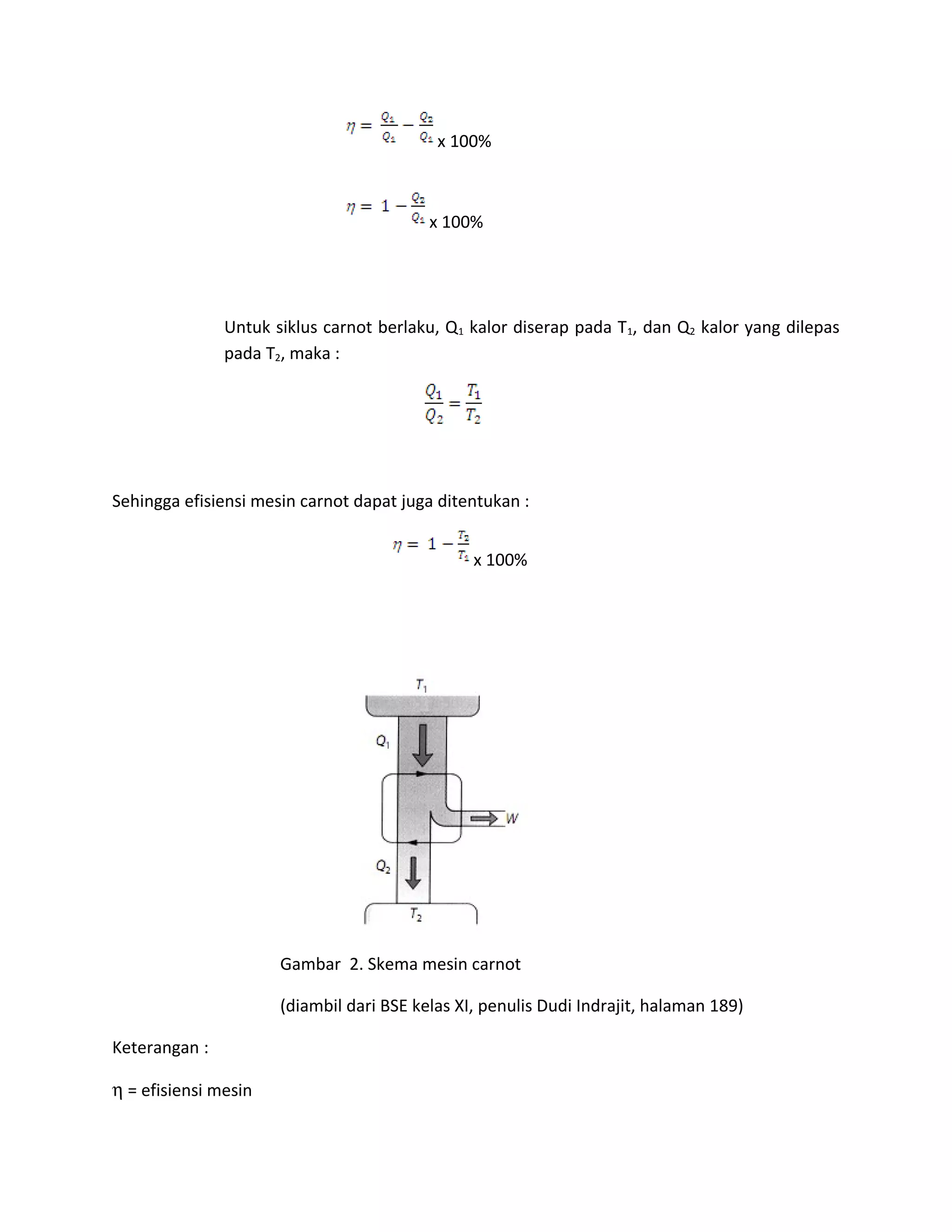 Penerapan hukum i termodinamika | DOC