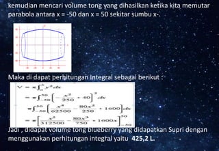 Penerapan integral dalam bidang ilmu | PPTX