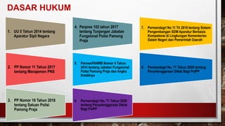 PENERAPAN JABATAN FUNGSIONAL SATUAN POLISI PAMONG PRAJA CILEGON.pptx