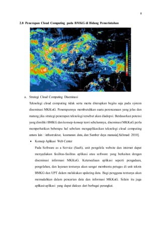 Penerapan komputasi awan pada masyarakat (bmkg) | PDF